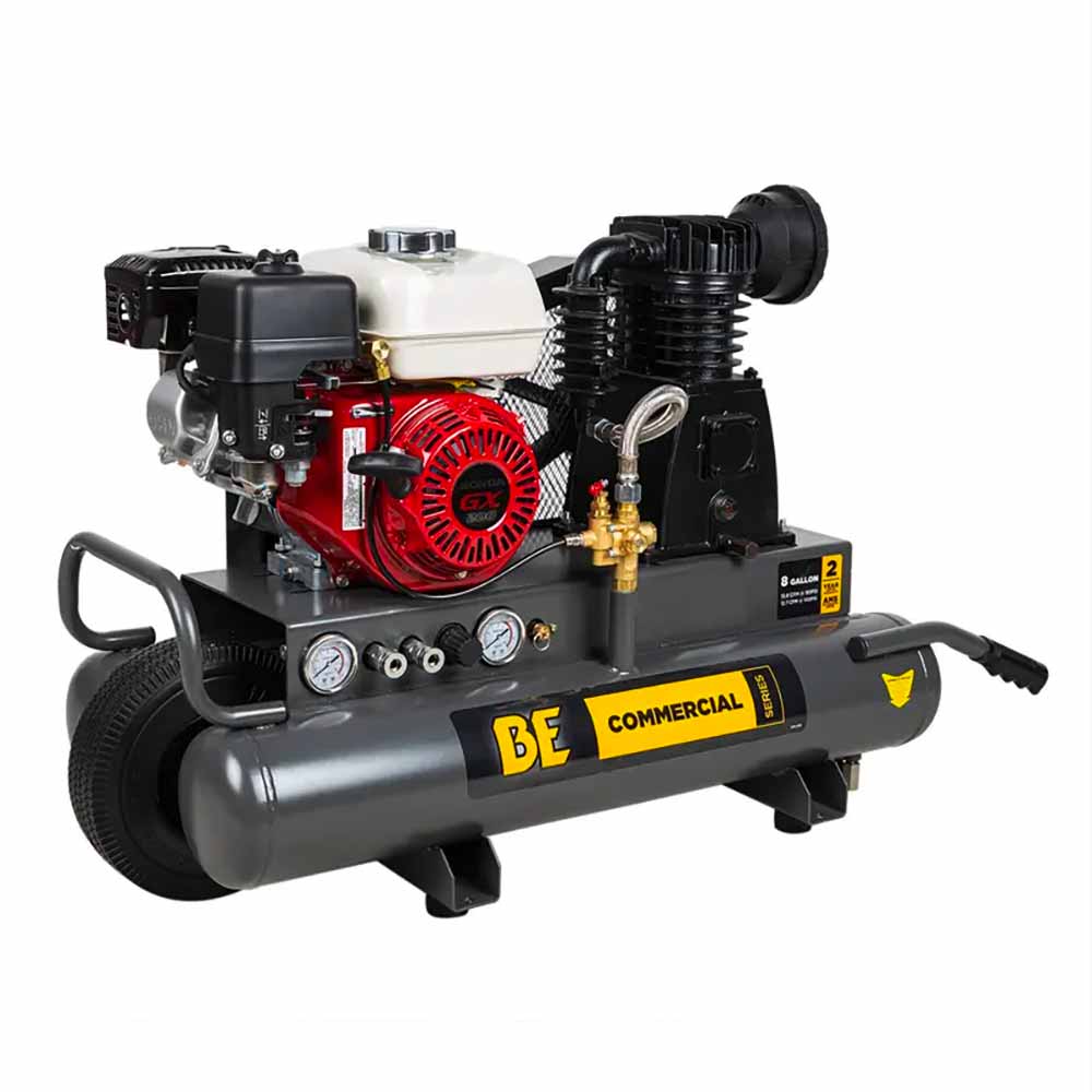 PORTABLE AIR COMPRESSOR, GX200CC, 13,8 CFM 90 PSI – Equipements ESF
