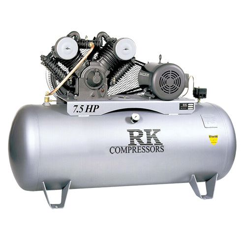 RK COMPRESSOR 7.5HP 80 GALLONS HORIZONTAL 575 VOLT 3 PHASES ...