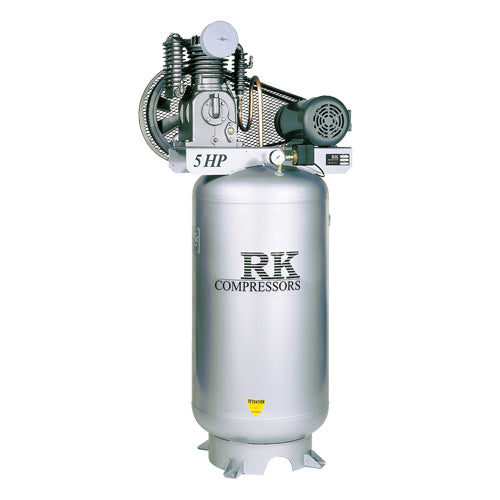 RK COMPRESSOR 5HP 80 GALLLON VERTICAL 230 VOLT 1 PHASE – Equipements ESF